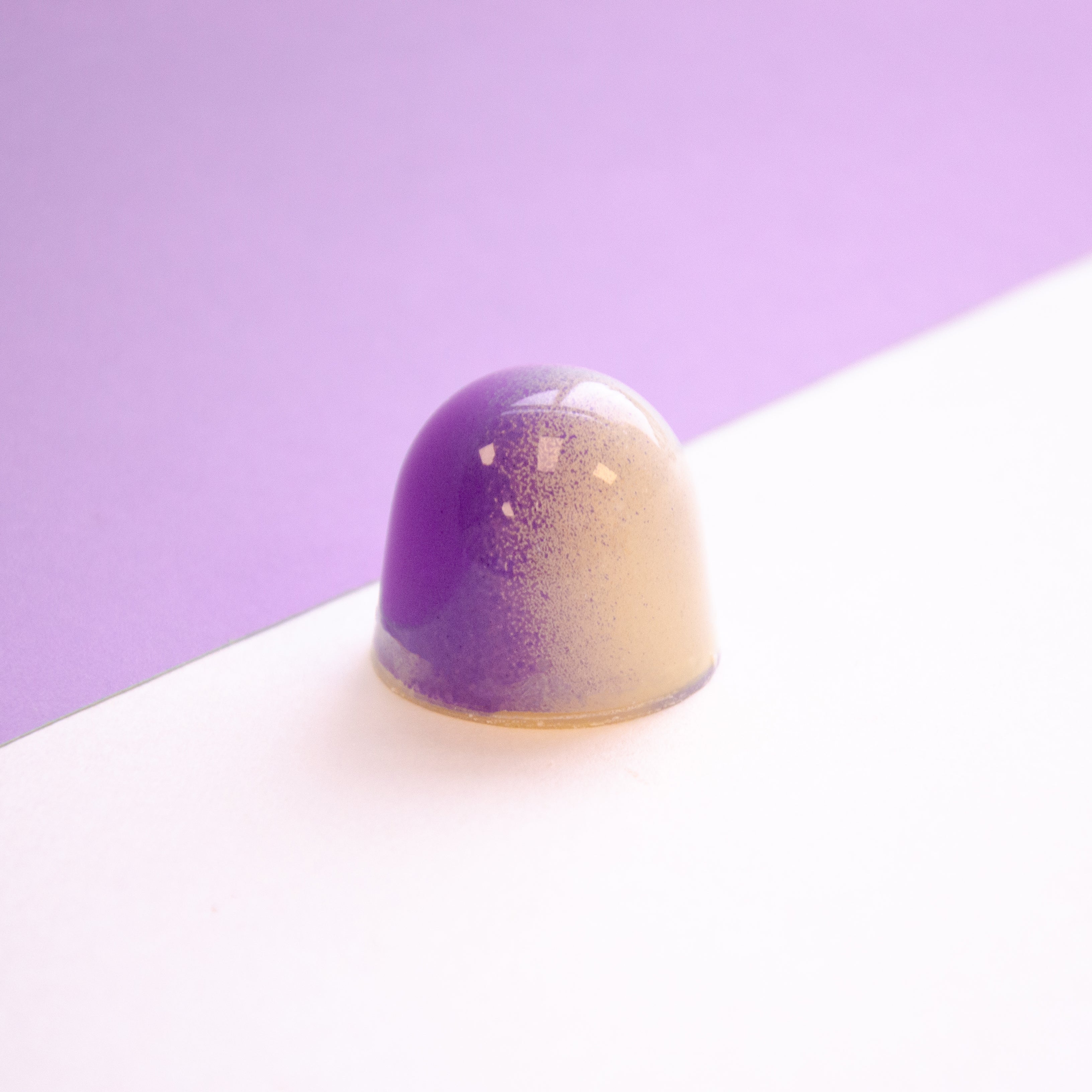 Sparkling Crème Violette – Kinsu Chocolates